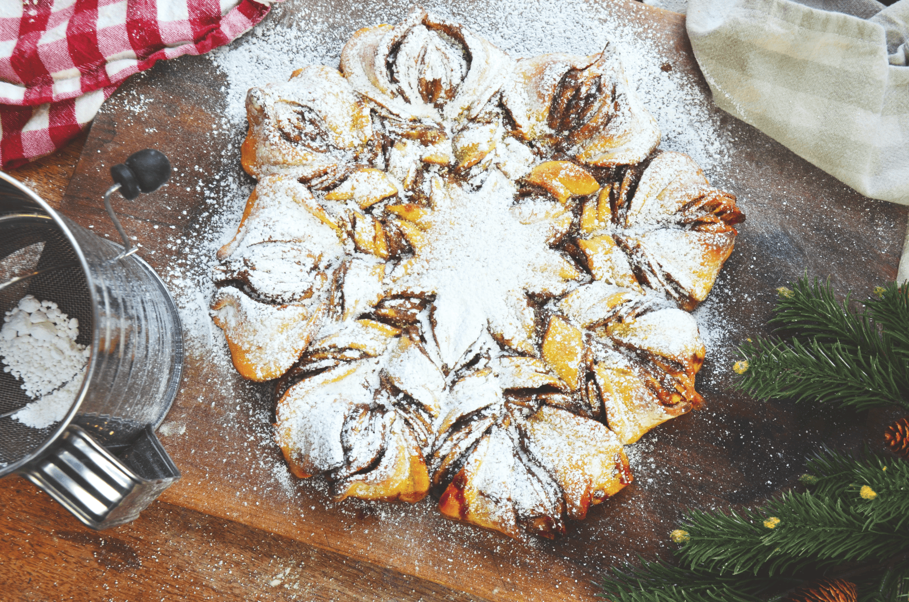 Sourdough Snowflake Bread Recipe Made with Einkorn Flour - Hilltop in ...