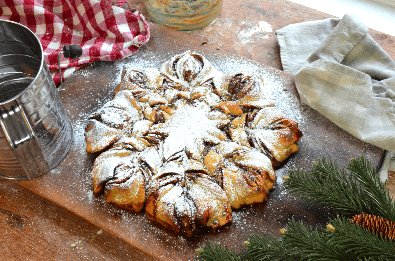Sourdough Snowflake Bread Recipe Made with Einkorn Flour - Hilltop in ...