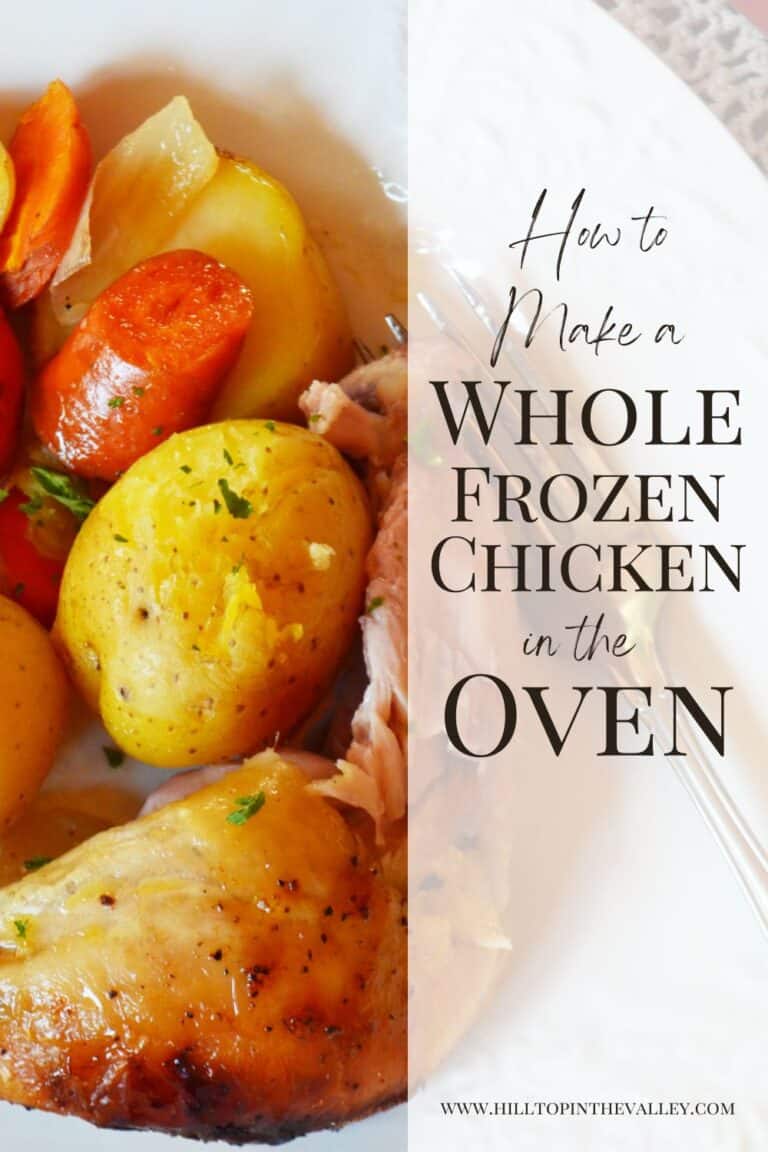 How to Cook a Whole Frozen Chicken in the Oven: No Instant Pot ...